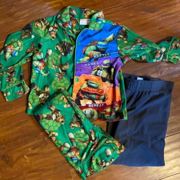 Nickelodeon | Pajamas | Tmnt Teenage Mutant Ninja Turtles Pajamas Gray ...